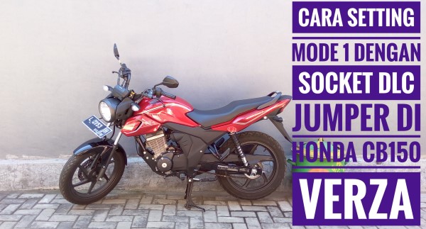 Cara mudah setting mode altitude Honda CB150 Verza