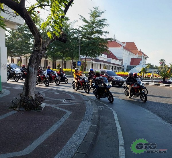 CB150X City Ride 2023 event besutan MPM Honda Jatim - PotretBikers.com