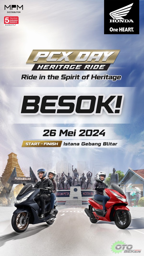 Besok tgl.26 Mei 2024, Ratusan Pecinta Honda PCX Siap Ramaikan PCX Day 2024 di Kota Blitar ...