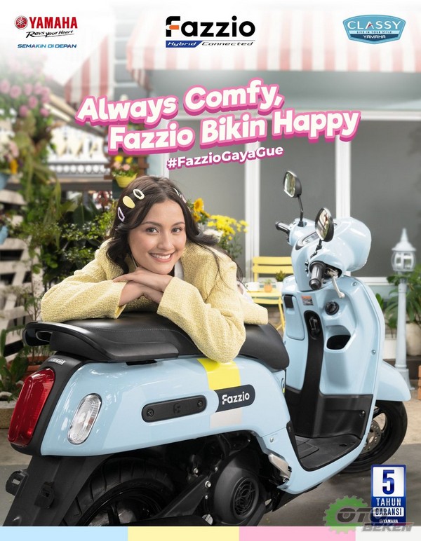 Always Comfy, tampil Senang Bareng Yamaha Fazzio Hybrid-Connected ...