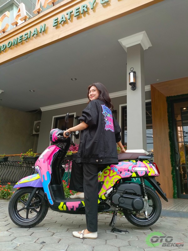 Yamaha Fazzio ketika kolaborasi dengan Damn I Love Indonesia, jadi ...